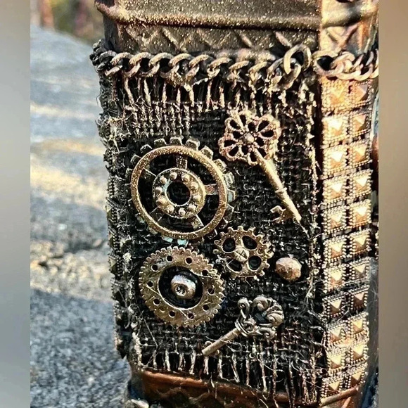 Hand Crafted | Other | New Potion Steampunk Mixed Media Spell Bottle ...